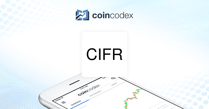 Cipher Mining Inc. (CIFR) Stock Live Price, Chart & News | CoinCodex